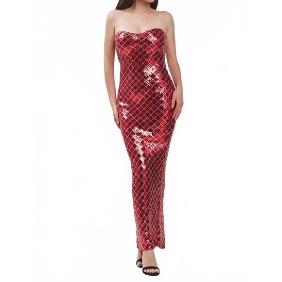 The Sang | Dresses | New The Sang Dream Girl Dress In Red | Poshmark